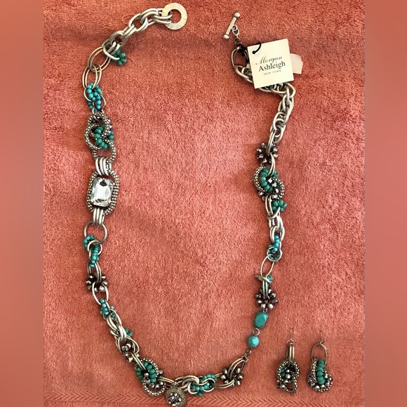 Morgan Ashleigh New York | Jewelry | Morgan Ashleigh Ny Silver Toned W ...